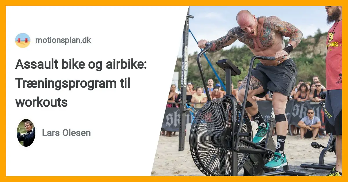 Assault bike og airbike: Træningsprogram til workouts