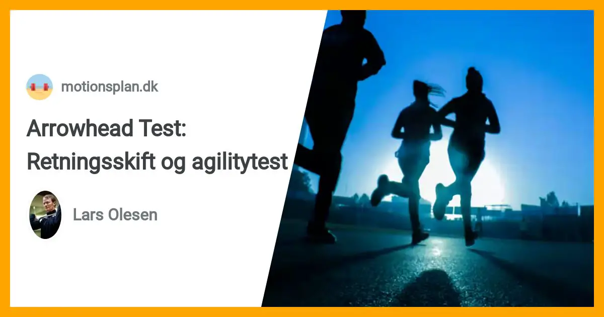 Arrowhead Test: Retningsskift og agilitytest