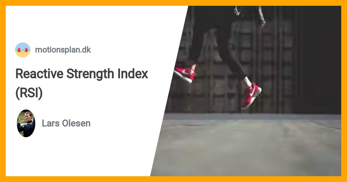 Reactive Strength Index (RSI)