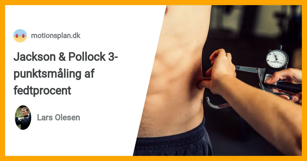 Jackson & Pollock 3-punktsmåling af fedtprocent