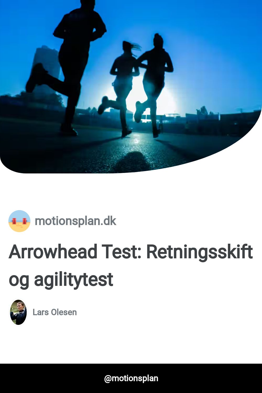 Arrowhead Test: Retningsskift og agilitytest