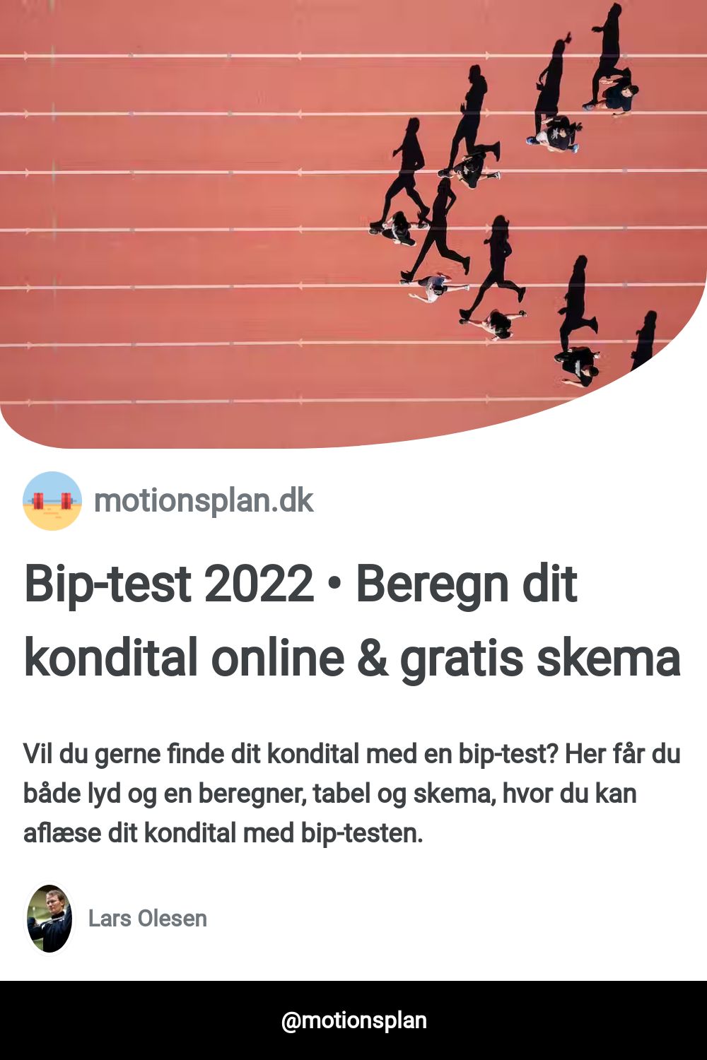 Bip-test: Lyd, beregner og skema → Find dit kondital nu!
