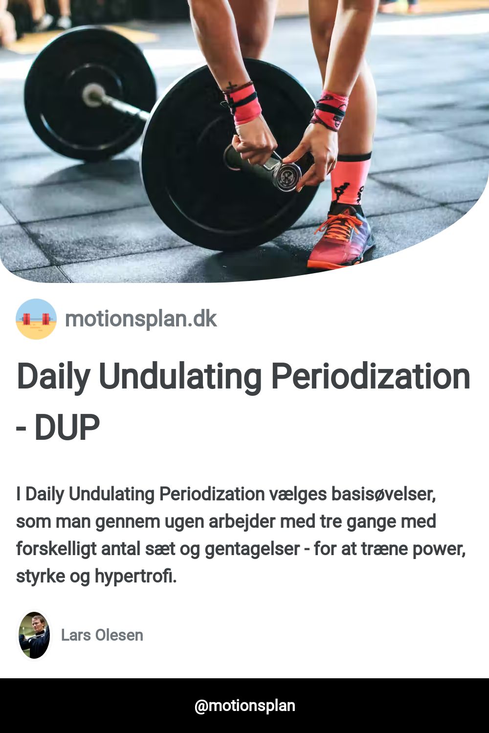 Daily Undulating Periodization - DUP