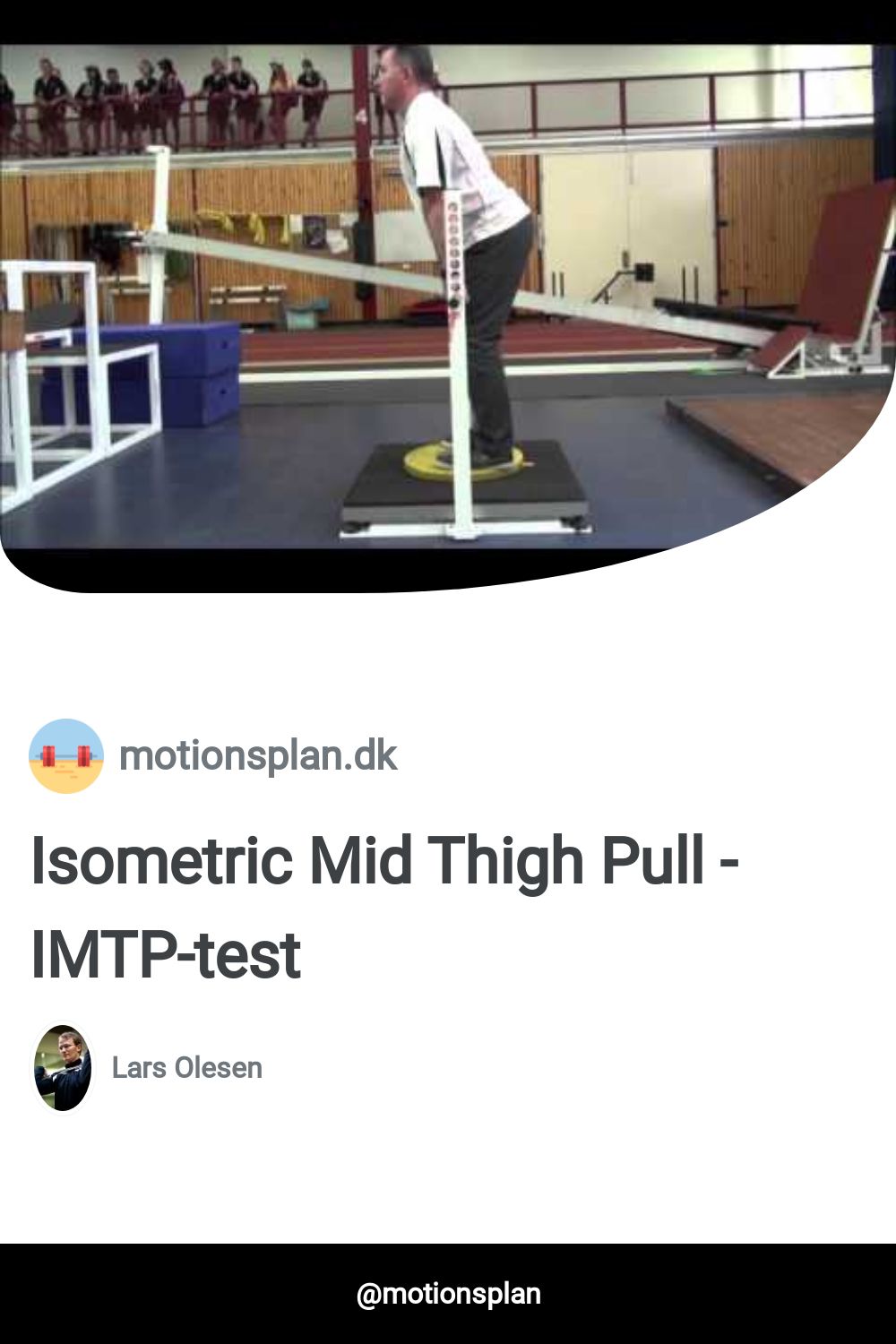 IMTP-test: Mål styrke og eksplosivitet (Guide)