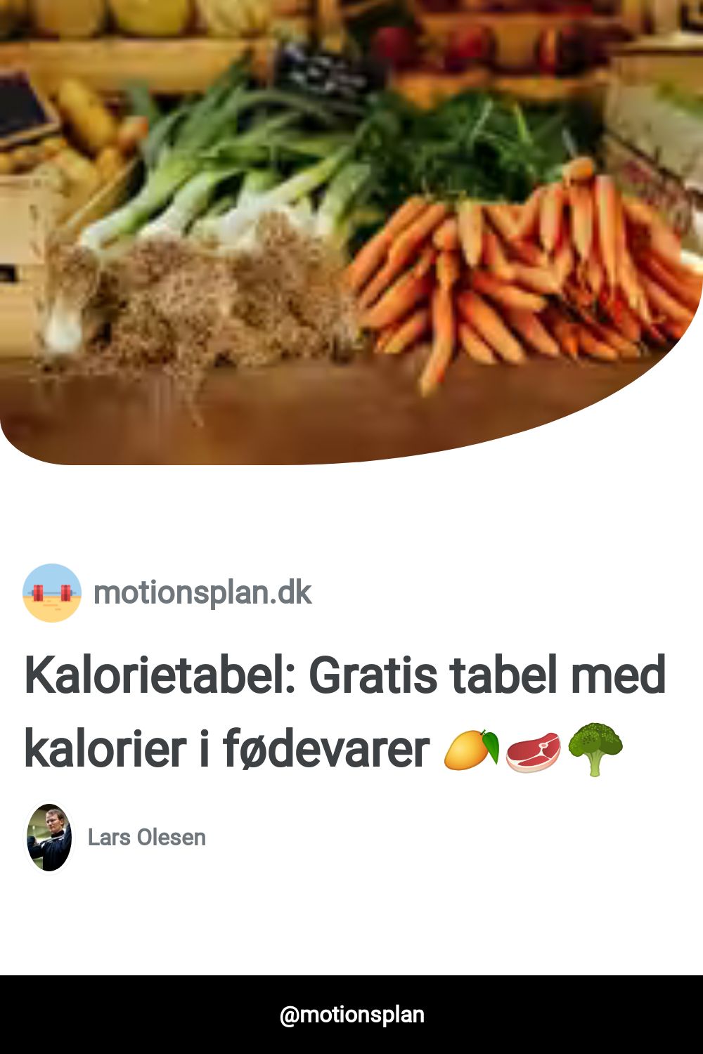 Kalorietabel: Gratis tabel med kalorier i fødevarer 🥭🥩🥦