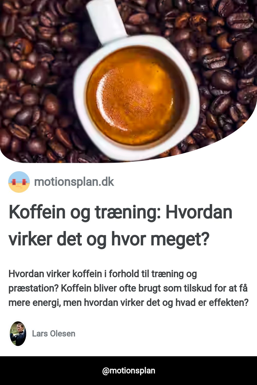 Koffein og træning: Hvordan virker det og hvor meget?