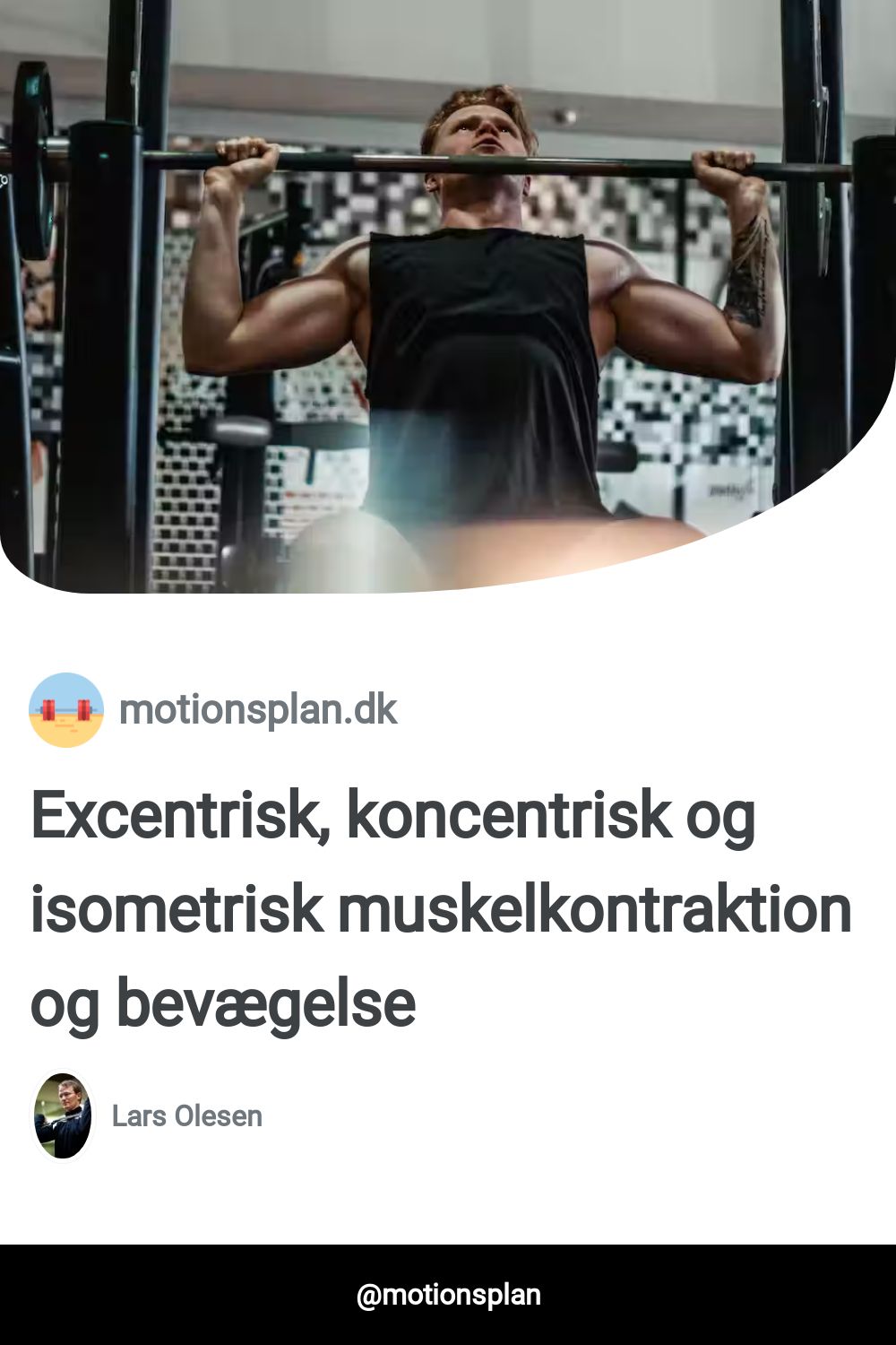 Forstå excentrisk, koncentrisk og isometrisk bevægelse