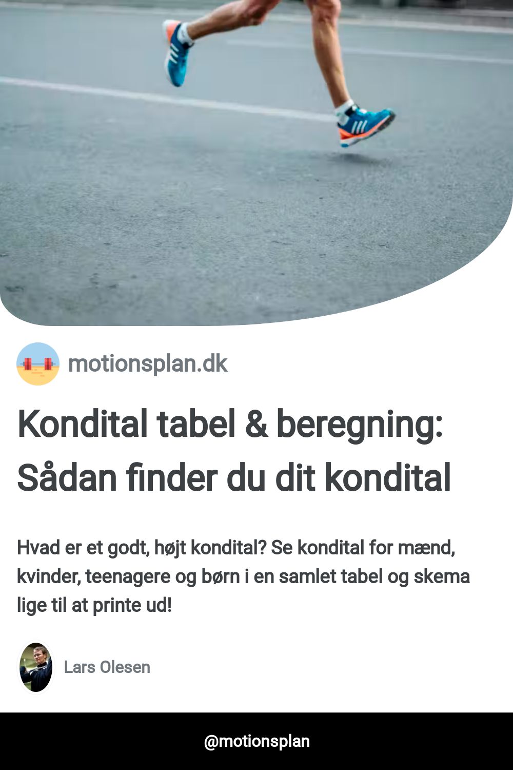 Kondital tabel & beregning: Sådan finder du dit kondital